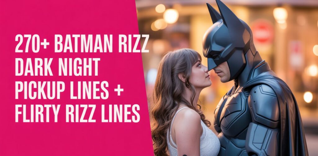 270+ Batman Rizz Lines Dark Night Pickup Lines (Copy Paste)