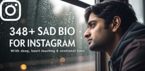 348+ Sad Bio for Instagram with Deep & Emotional(Copy Paste)