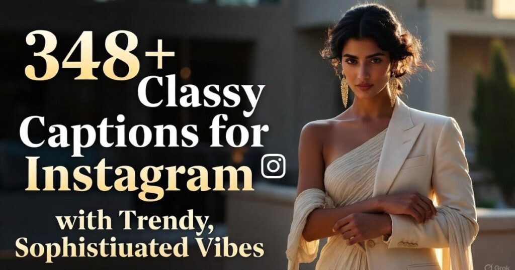 348+ Classy Captions for Instagram style vibes (Copy Paste)